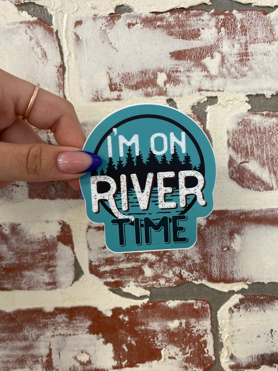 River Time Sticker – Crystal Cross Cowgirl Boutique