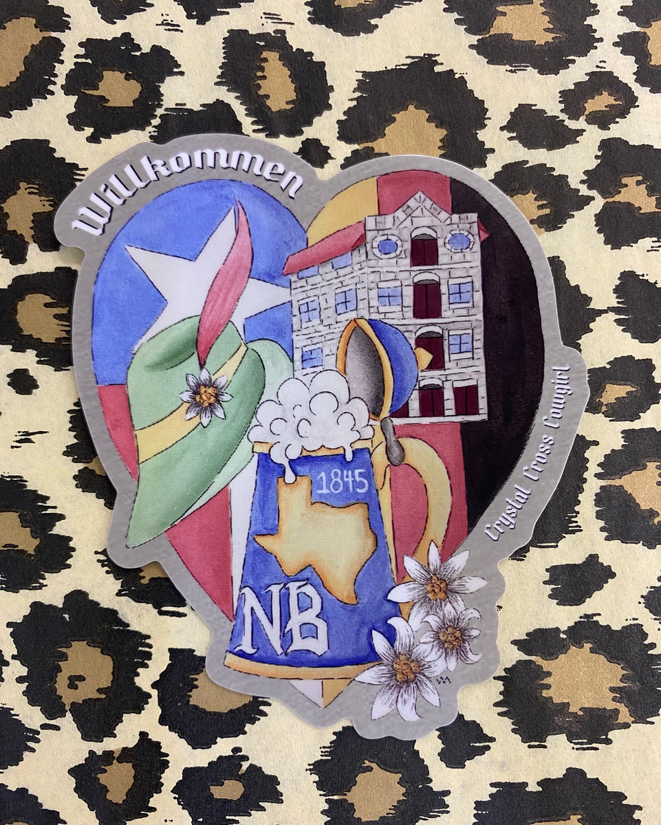 Heart of NB Sticker – Crystal Cross Cowgirl Boutique