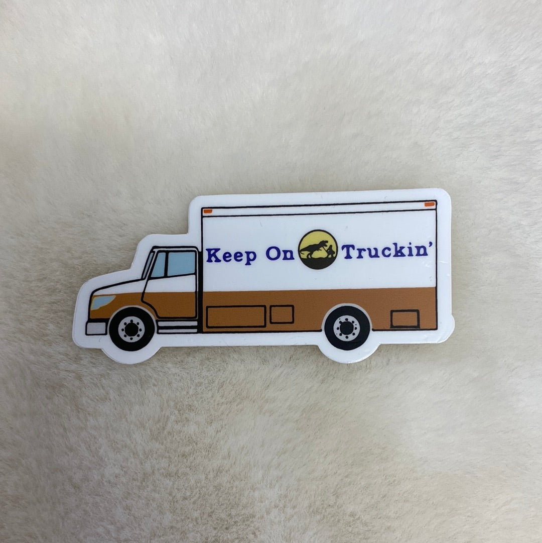 Keep on Truckin’ Sticker – Crystal Cross Cowgirl Boutique